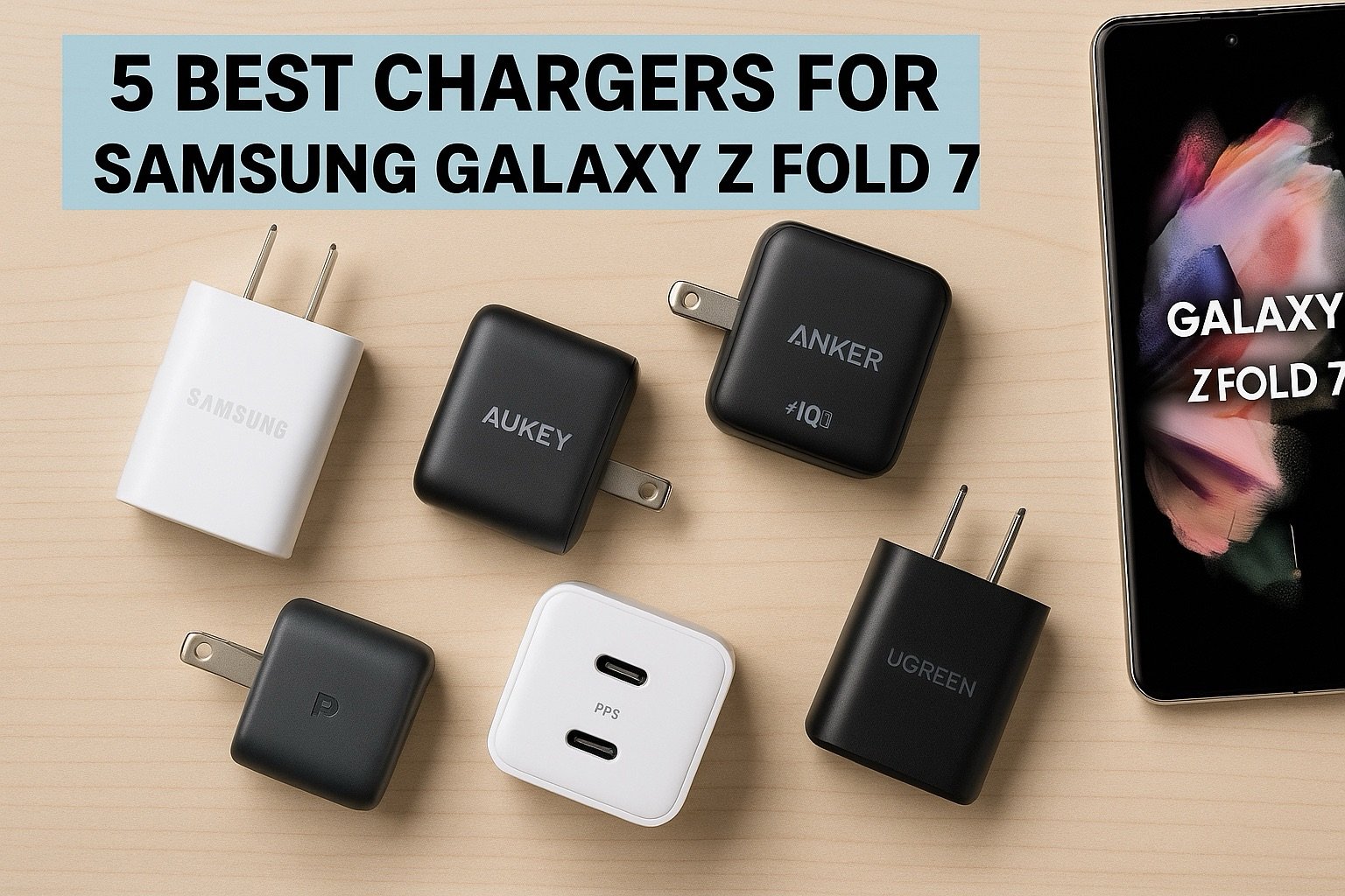 The 5 Best Samsung Galaxy Z Fold 7 Chargers 2026 | Rank1one
